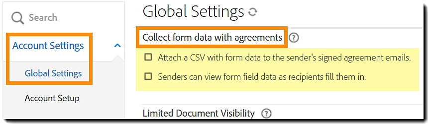 Collect form data with agreements Collect form data with agreements
